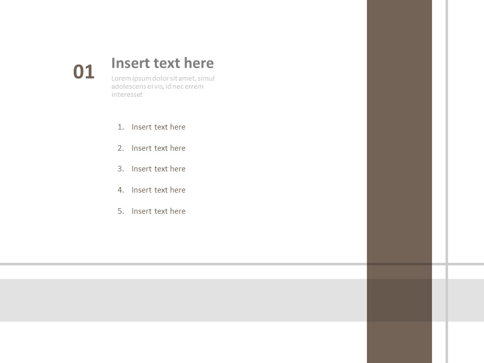 Checkered Lines With Brown and Gray - Free Google Slides Template
