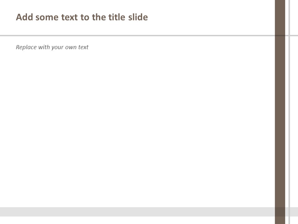 Checkered Lines With Brown and Gray - Free Google Slides Template