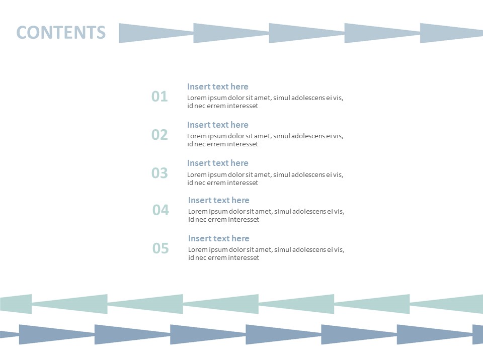 Free Business Google Slides Templates - Triangles Moving Toward Left