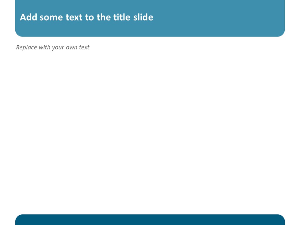 Free Google Slides Template - Blue Squares and Empty Space