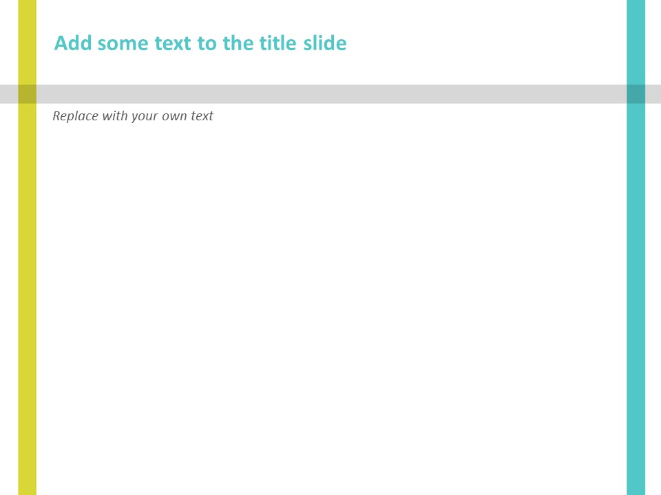 Gray, Turquoise Outlines - Free Google Slides Template Design