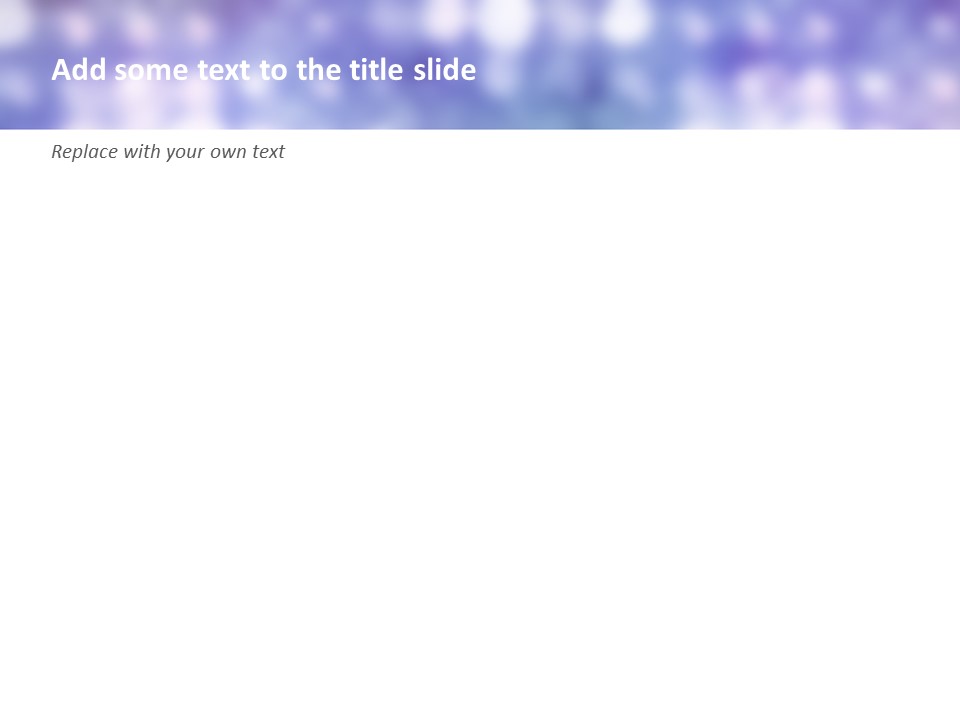 Purple Fancy Lights - Free Presentation Templates|Google Slides