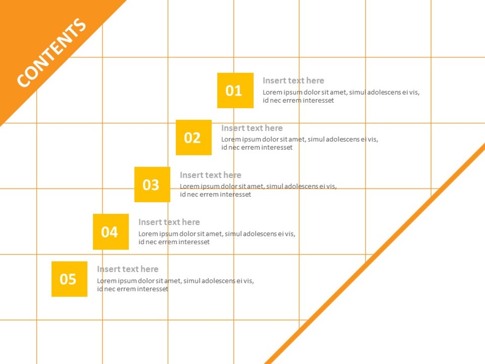 Free Business Google Slides Templates - Grid Patterned Background With ...