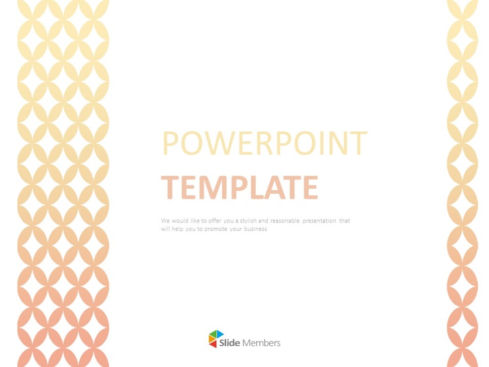 Free Business Google Slides Templates - Ivory and Pink Gradated Flower ...