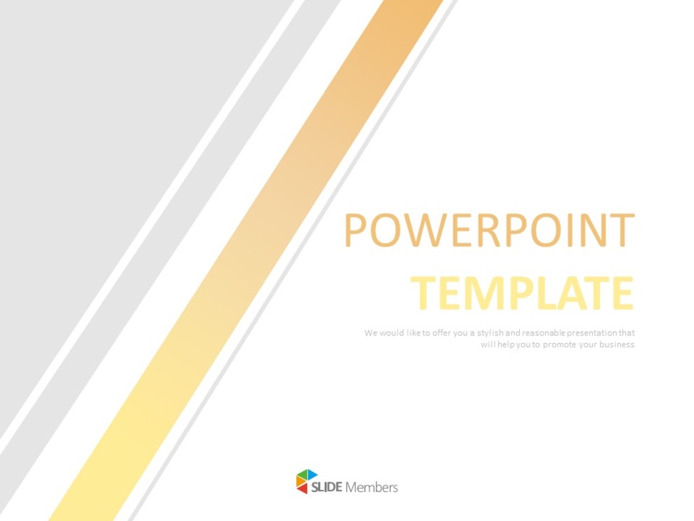 Free Google Slides Templates - Gray Diamond and Golden Belt