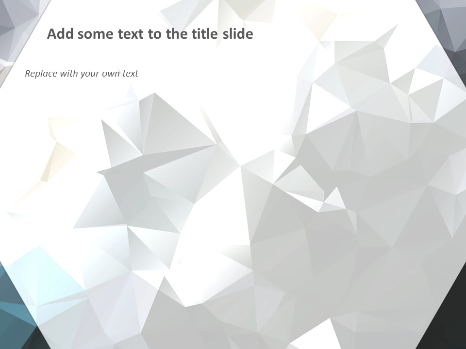 Gray Triangle and Hexagon - Free Google Slides Backgrounds