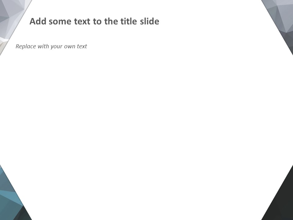 Gray Triangle and Hexagon - Free Google Slides Backgrounds