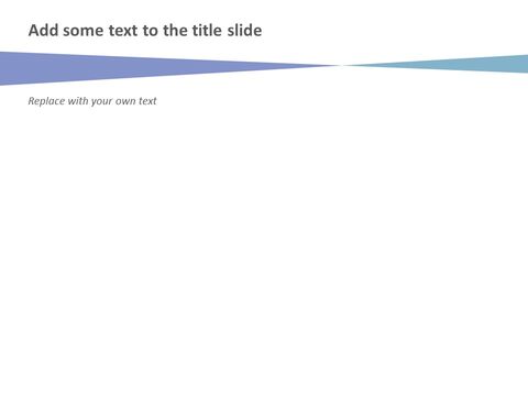 Triangles superposés sur fond gris - Modèles de présentation gratuits