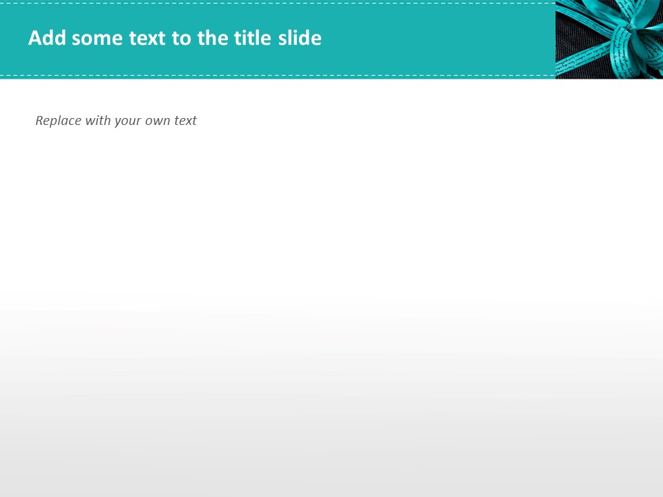 A Blue Gift Box - Google Slides online Free