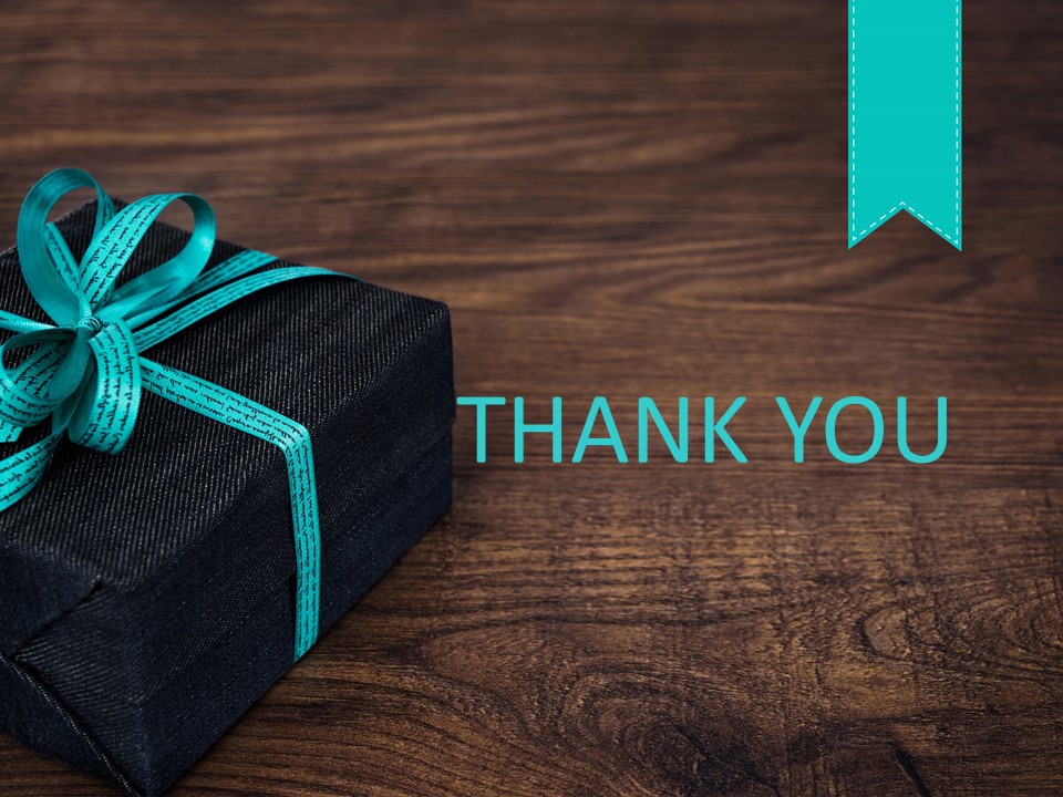 A Blue Gift Box - Google Slides online Free