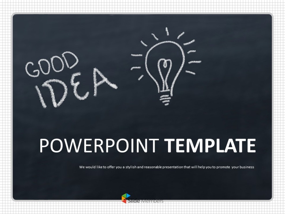 Blackboard Chalk - Google Slides Images Free Download