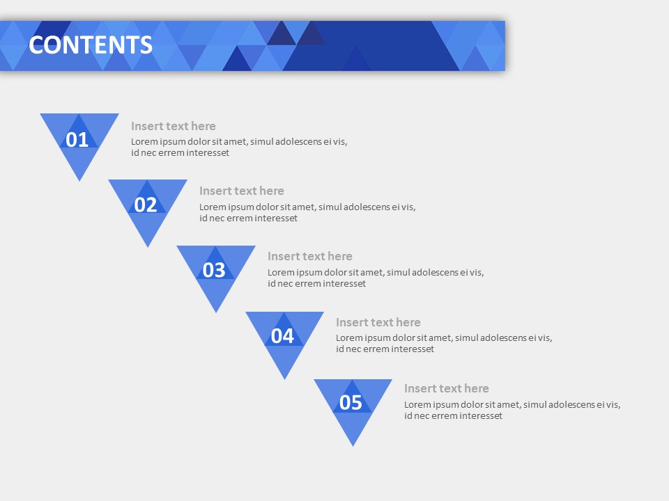 Deep Blue, Sparkling Triangle - Free Google Slides Templates