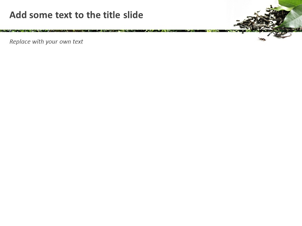 Free Google Slides Backgrounds - Wide Green Tea Farm