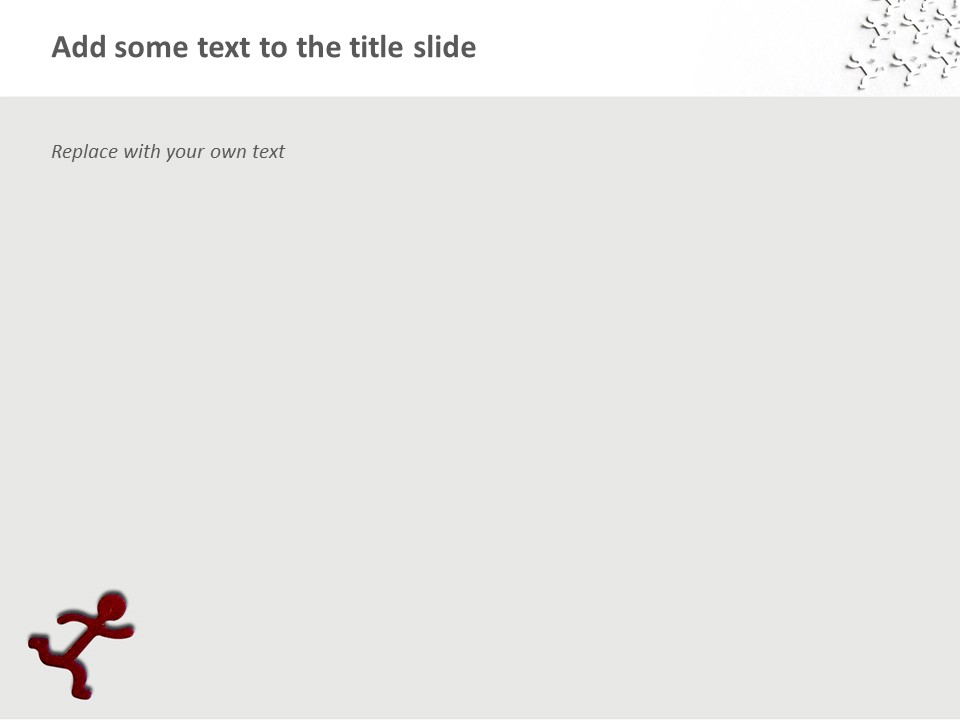 Free Google Slides Template Design - Running Arrows