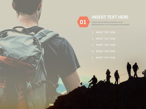 Kostenlose professionelle Google Slides-Vorlagen - Bergsteiger