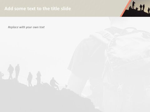 Kostenlose professionelle Google Slides-Vorlagen - Bergsteiger