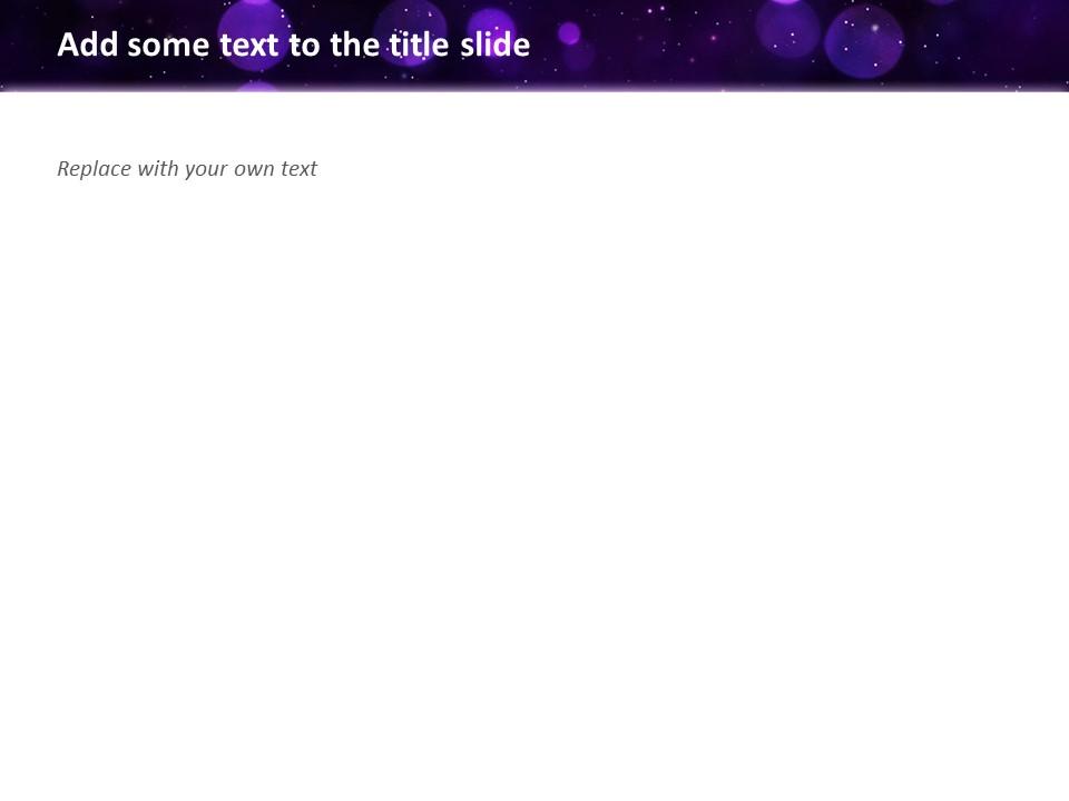 Google Slides Free - Purple Circle With Black Background