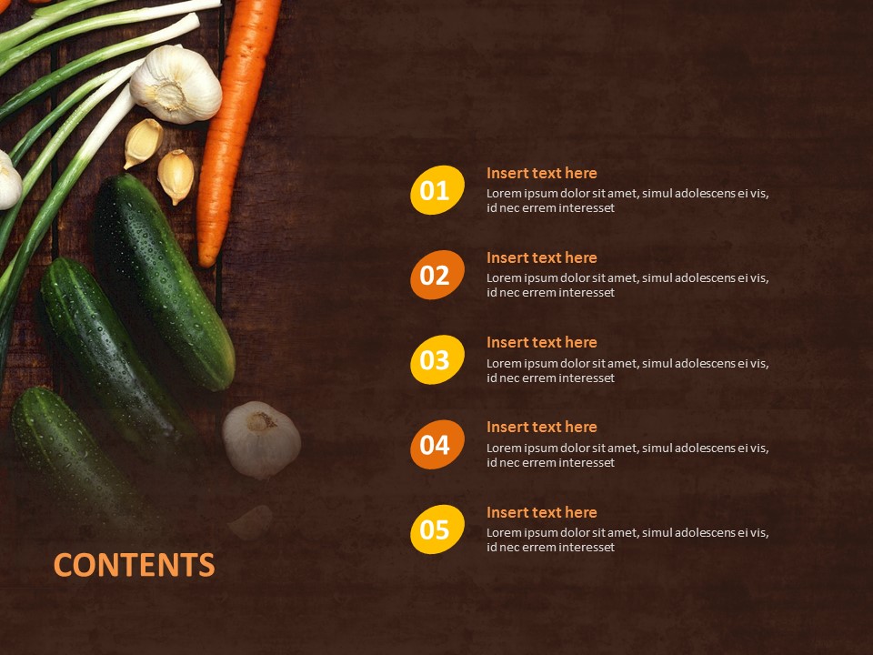 Vegetables on the Table - Free Images for Google Slides