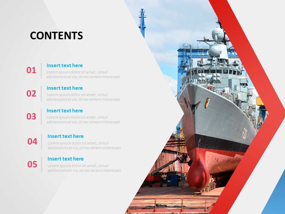 A Dockyard - Free Presentation Templates