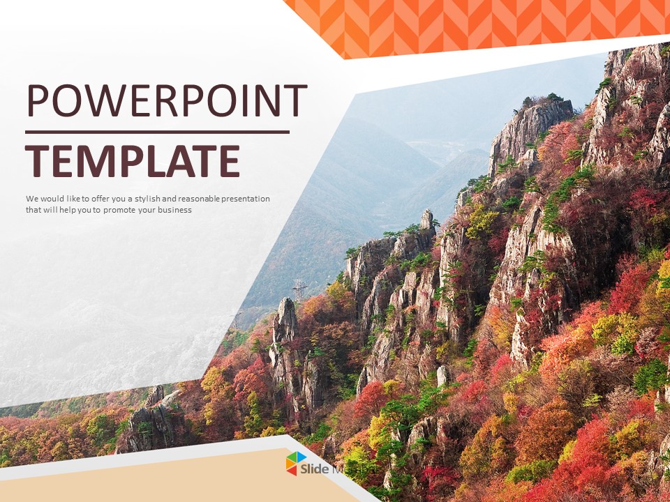 A Mountain Covered With Colored Leaves in Fall - Free Professional ...
