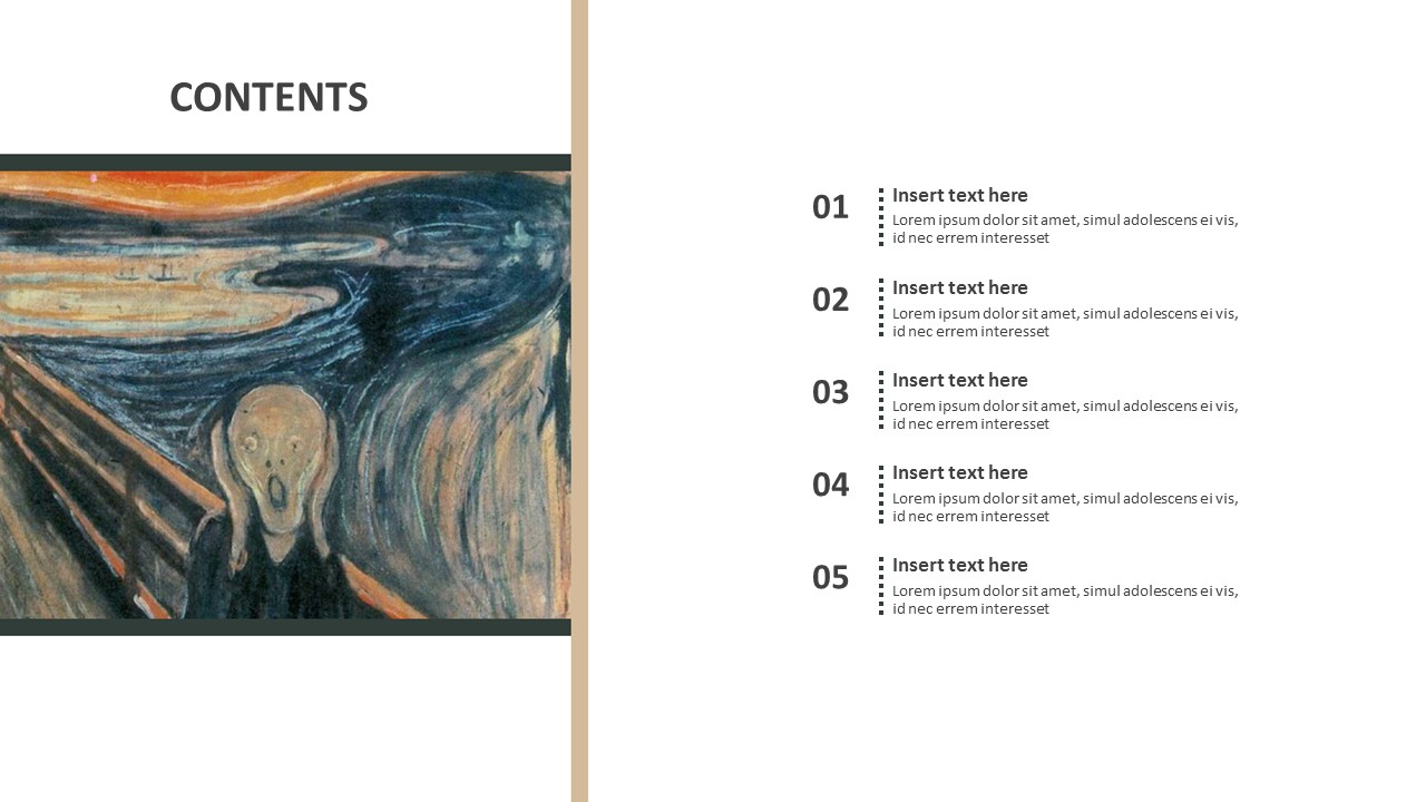 edvard munch scream template