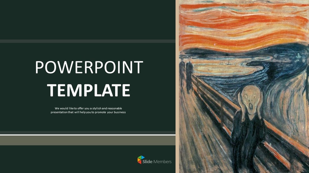 edvard munch scream template