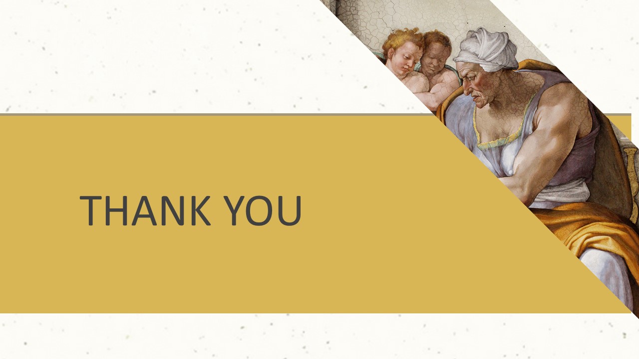 Michelangelo Buonarroti Cumaean Sibyl - Free Presentation Template