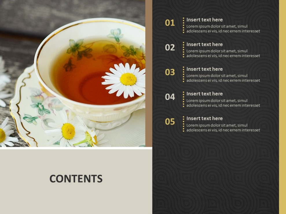 A Cup of Herb TeA - Free Google Slides Templates