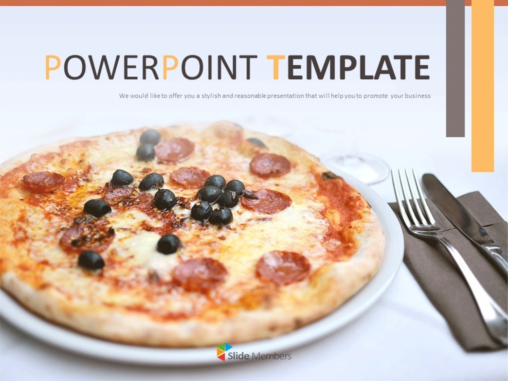 A Freshly Baked PizzA - Google Slides Template Free Download