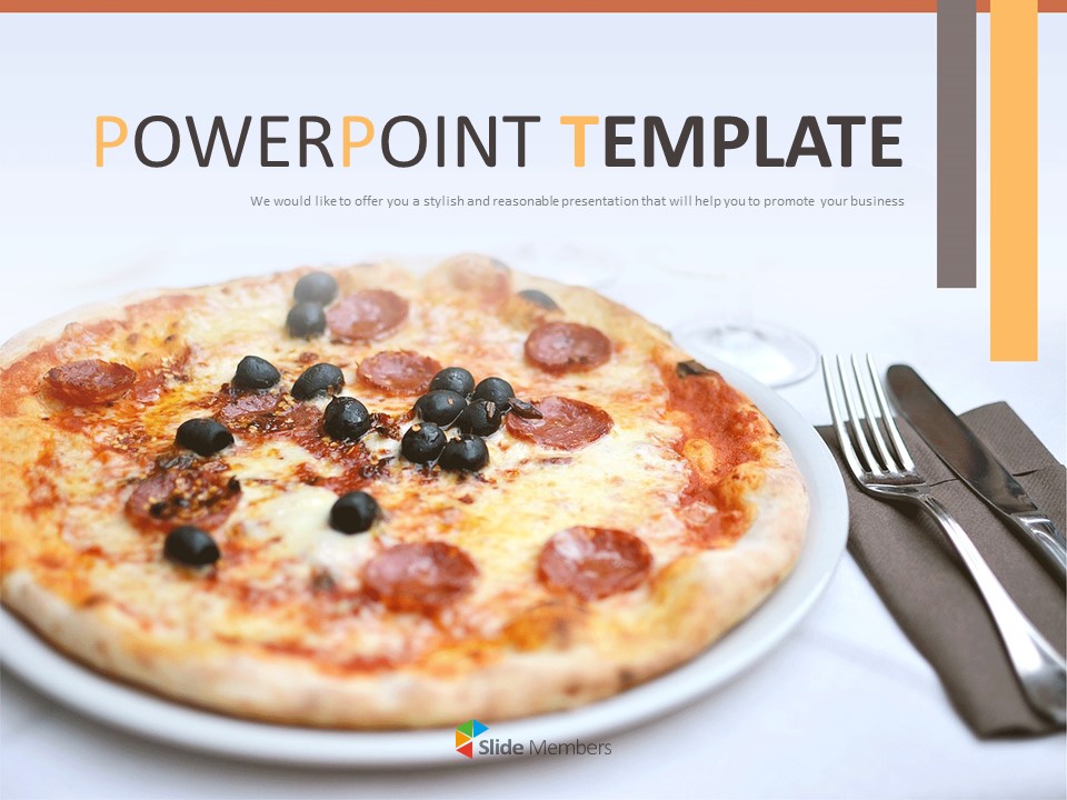 A Freshly Baked PizzA - Google Slides Template Free Download
