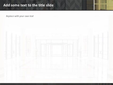 A Lobby at Company - Google Slides Template Free Download