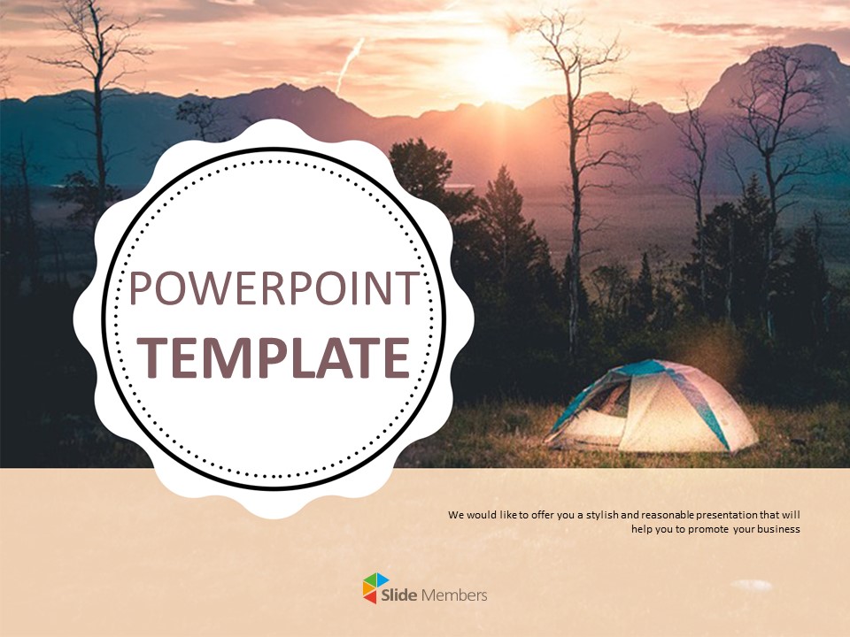 Fall Camping - Free Images for Google Slides