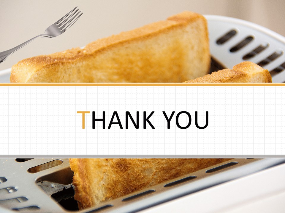 Free Business Google Slides Templates - Toasts for Grabbing a Bite