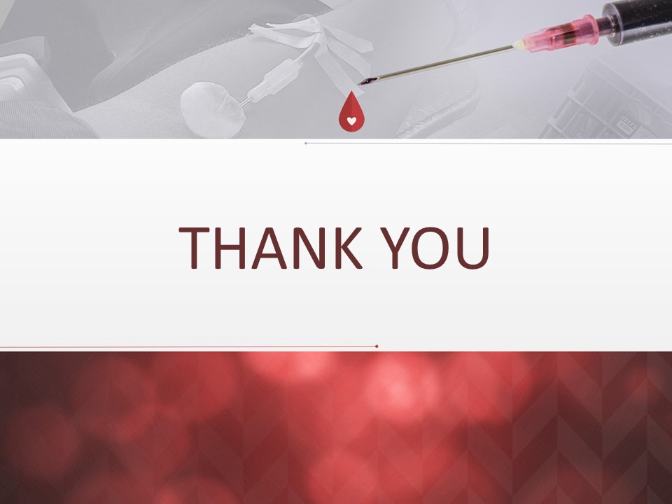 Free Google Slides Template - Blood Donation