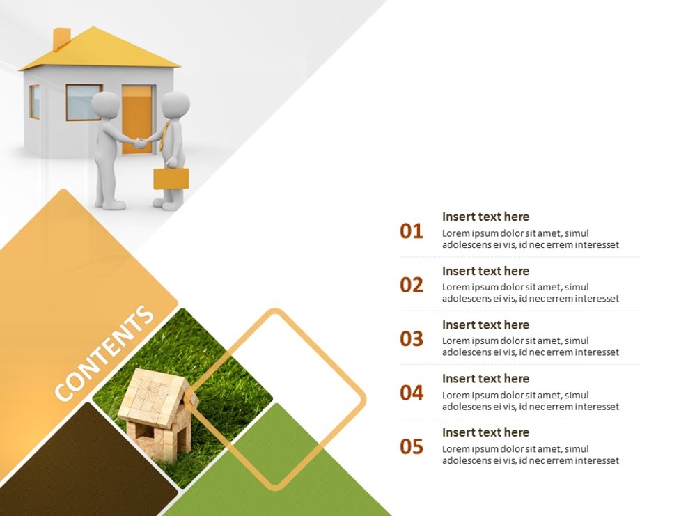 Free Google Slides Template Design - Buying One's Own Home