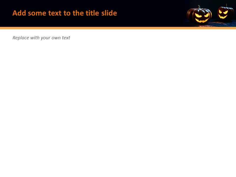 Free Google Slides Template Design - Halloween Pumpkins