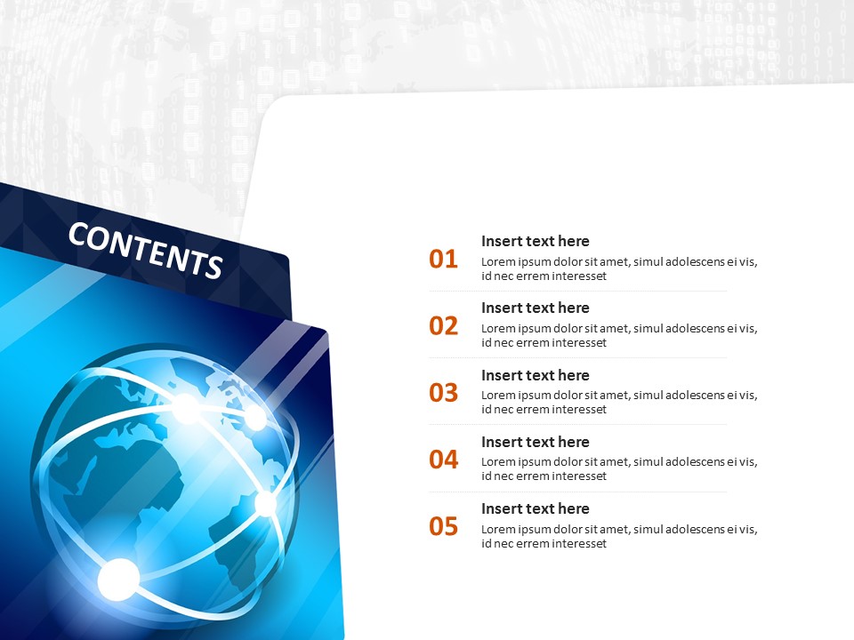 Free Google Slides Template Design - Internet World