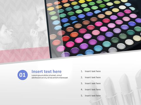 Free Images for Presentations - Make-up Palettes|Google Slides