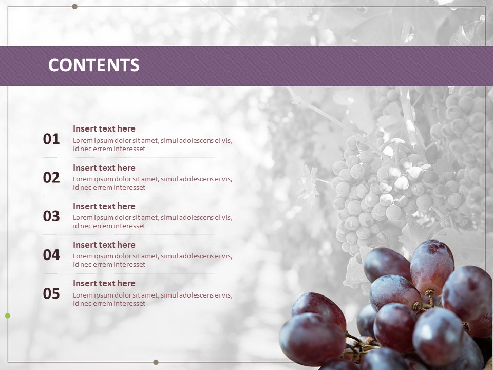 Free Images for Presentations - Well-ripen Grapes