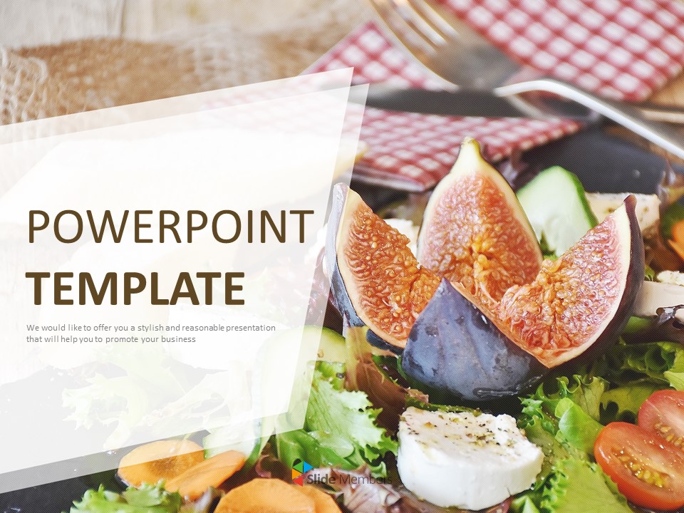 Refreshing Salad - Free Presentation Template