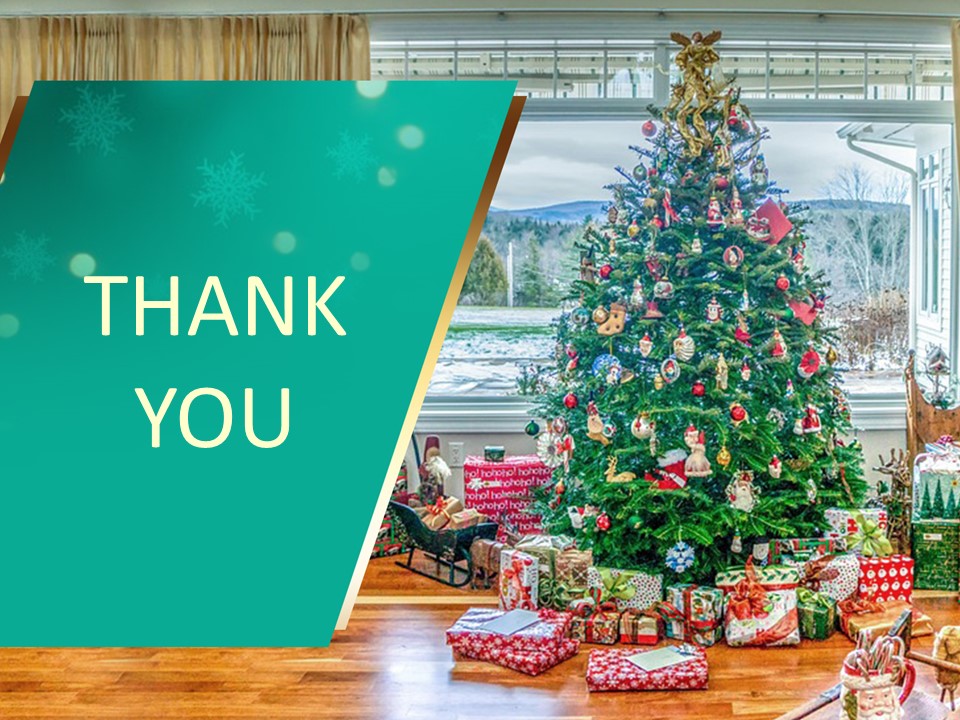 A Christmas Tree - Google Slides Images Free Download