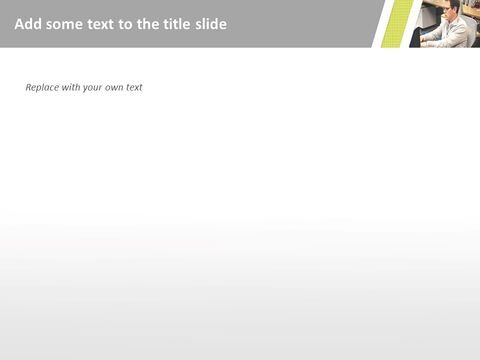 A Working Employee - Free Google Slides Templates