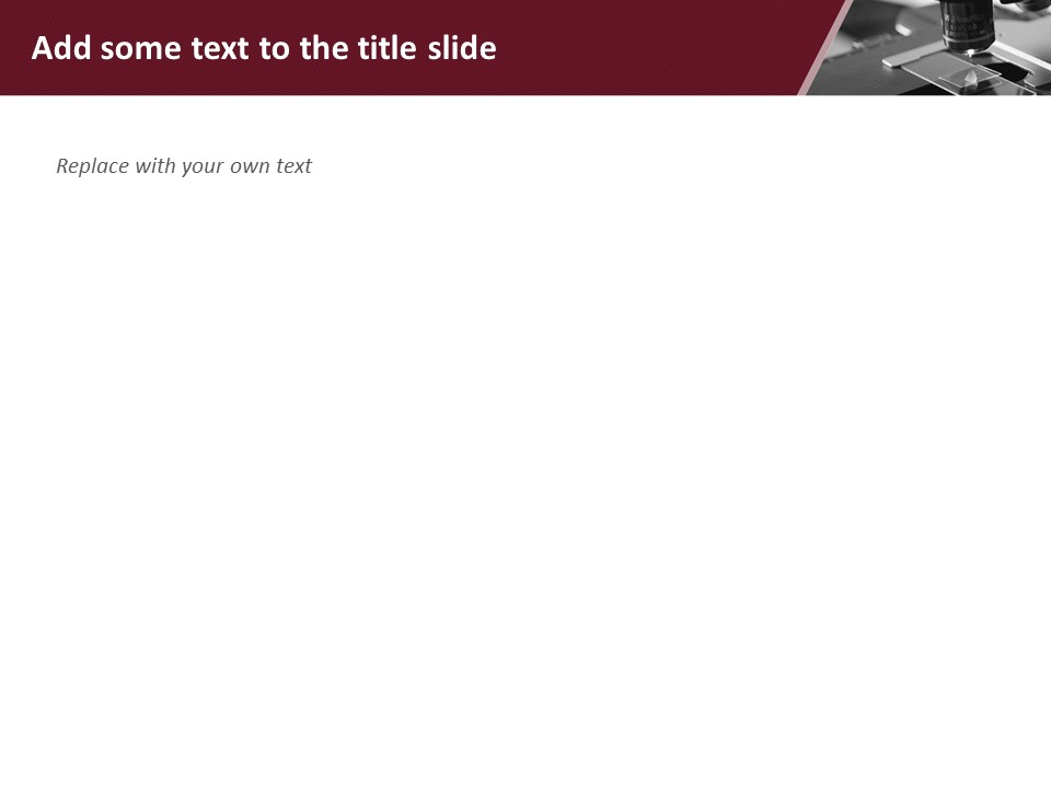 Free Google Slides Template - Microscopes