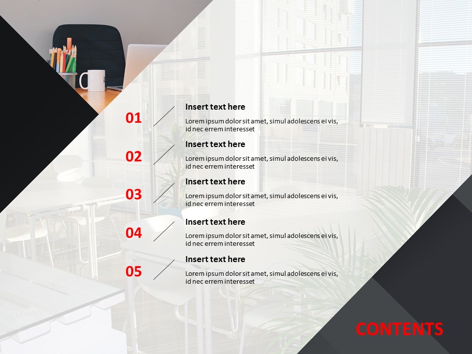 Free Google Slides Templates - Interior for Offices