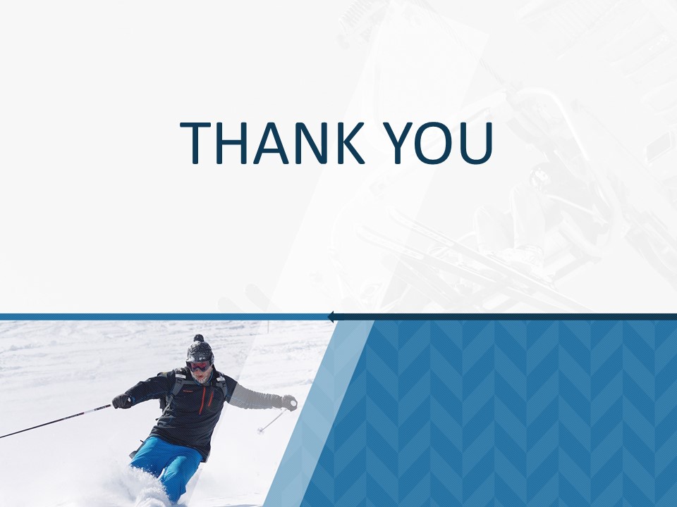 Free Google Slides Templates - Skiing on Winter