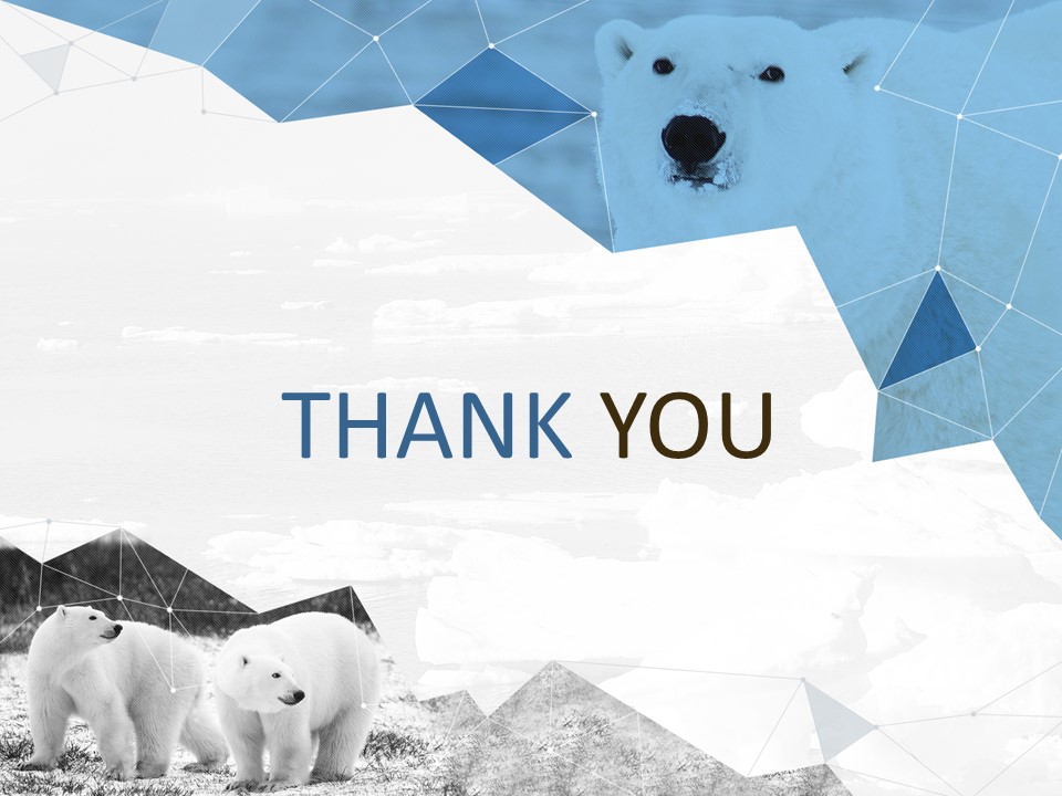 Glacier and Polar Bears - Free Google Slides Templates