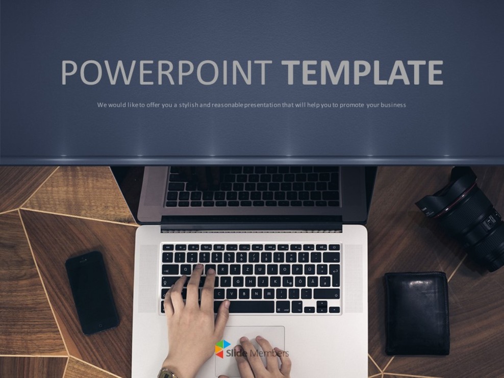Google Slides Template Free Download - How To Use a Laptop