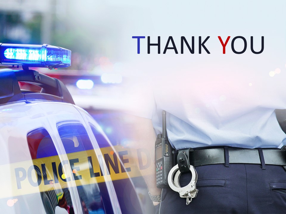 Incidents and Police Cars - Google Slides Template Free