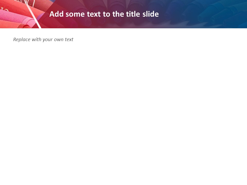 Rainbow Colored Pencils Google Slides Free