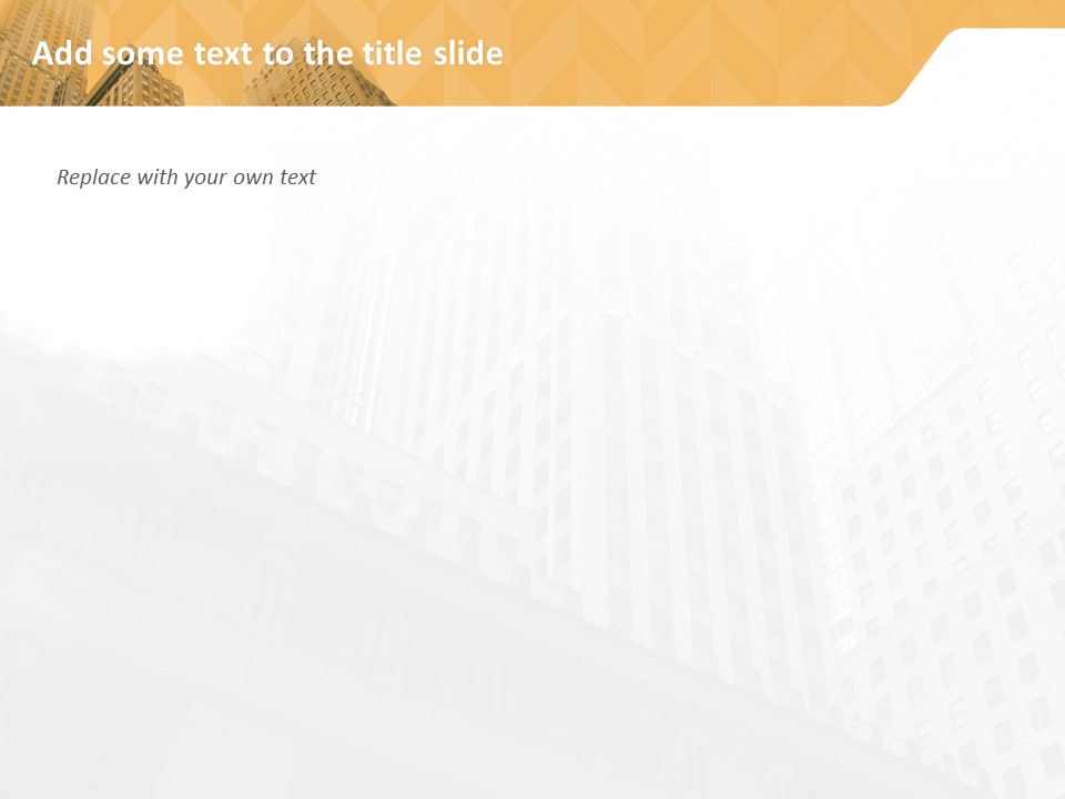 Skyscrapers - Free Presentation Templates